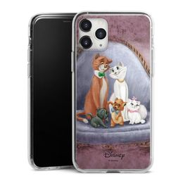 DeinDesign iPhone 11 Pro Max Handy Silikon H&uuml;lle Case transparent Handyh&uuml;lle Aristocats Disney Official Licensed Product Silikon Case