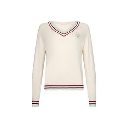 Liu Jo Sweater female size XXS Red / Black / Wool white