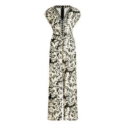 Vera Mont Jumpsuit Damen Gr&ouml;&szlig;e M beige / schwarz