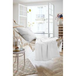 Primera Bettw&auml;sche &raquo;Summer-Set&laquo; 2 Stk. die perfekte L&ouml;sung f&uuml;r hei&szlig;e N&auml;chte (Kissenbezug und Decke) wei&szlig; Buntgewebe, Obermaterial: 100% Baumwolle B/L: 150cm x