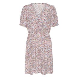 Cream Kleid 'CRTiah' Damen Gr&ouml;&szlig;e 44 himmelblau / hellblau / orange / pink Sommerkleid