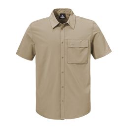 Sch&ouml;ffel Sch&ouml;ffel Athletic Button Up Shirt 'Dooser' male size XXL Beige
