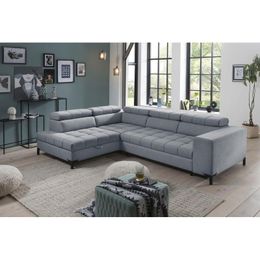 exxpo - sofa fashion Ecksofa &raquo;Bocco, hochwertige Verarbeitung, toller Sitzkomfort, bequem, L-Form&laquo; mit Bettfunktion & Bettkasten, Luxus-Microfaser +