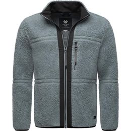 Ragwear Funktionsfleecejacke 'Noory' Herren Gr&ouml;&szlig;e 4XL basaltgrau / schwarz