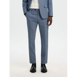 Selected Bundfaltenhose Herren Gr&ouml;&szlig;e 54 blau