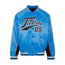 Fubu Jacke 'Varsity' Herren Gr&ouml;&szlig;e XXL royalblau / schwarz / wei&szlig; Sommerjacke