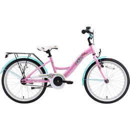Bikestar Jugendfahrrad &raquo;Classic&laquo; 1 Gang f&uuml;r Damen rosa 29cm, 20 Zoll (50,80cm) Jugendfahrrad