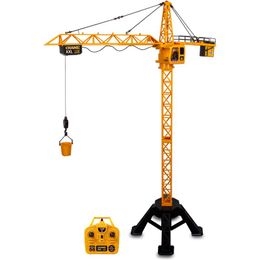 Jamara RC-Kran &raquo;Turmdrehkran Crane XXL 128 2,4GHz&laquo; mit LED Licht gelb Einheitsgr&ouml;&szlig;e RC-Kran