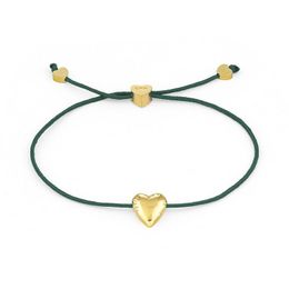 Copenhagen Studios Damen Armband &raquo;Schmuck Geschenk Edelstahl Armkette Balloon Hearts&laquo; gold 24cm, Edelstahl Nylon