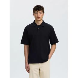 Selected Poloshirt Herren Gr&ouml;&szlig;e M schwarz