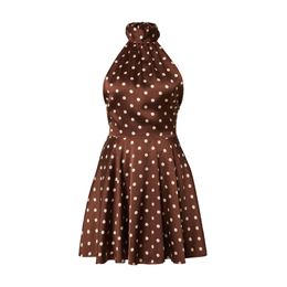 Orimei By Victoria Swarovski Kleid Damen Gr&ouml;&szlig;e 36 braun / wei&szlig;