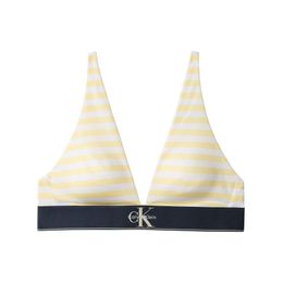 Calvin Klein Underwear BH Damen Gr&ouml;&szlig;e 85 navy / gelb / wei&szlig;