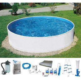 my POOL BWT Rundpool &raquo;ALL IN inkl. umfangreichem Zubeh&ouml;r&laquo; in verschiedene Gr&ouml;&szlig;en erh&auml;ltlich wei&szlig; &Oslash;/B/H/L: 300cm x Breite x H&ouml;he 90cm x L&auml;nge, 6.000 l