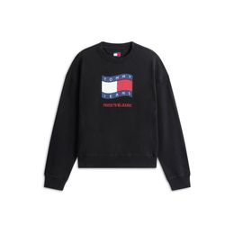 Tommy Jeans Sweatshirt female size XXXL Navy / Red / Black / White