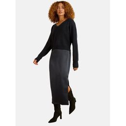 Love & Roses Kleid Damen Gr&ouml;&szlig;e 44 marine / schwarz Sommerkleid