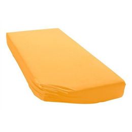 bellana Spannbettlaken &raquo;Jersey Classic&laquo; f&uuml;r Kinder und Babys aus reiner Baumwolle gold Jersey, Obermaterial: 100% Baumwolle 1 Stk., Jersey, 60x120 