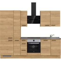 Nobilia K&uuml;chenzeile &raquo;"Structura II", NEU: individuell anpassbar mit gratis Profi-Beratung&laquo; vormontiert, Breite 270 cm, Ausrichtung w&auml;hlbar, wahlw. mit