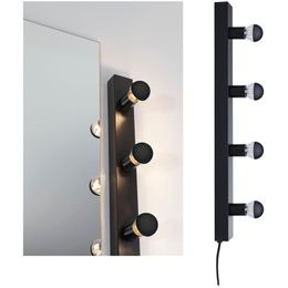 Paulmann Spiegelleuchte &raquo;Spiegelleuchte E14 230V max. 4x40W dimmbar&laquo; E14 1 Stk. schwarz 4, H: 7,5cm, 1 Stk.