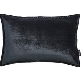 done. Dekokissen &raquo;Glam&laquo; unifarben, Rei&szlig;verschluss, Kissenh&uuml;lle ohne F&uuml;llung, 1 St&uuml;ck schwarz Polyester B/L: 40cm x 60cm, 1 Stk.