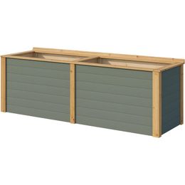 Weka Hochbeet &raquo;optionale Erweiterung f&uuml;r Gartenhaus Killarney&laquo; verschiedene Farben und Gr&ouml;&szlig;en Massivholz B/H/T: 76cm x 80cm x 248cm