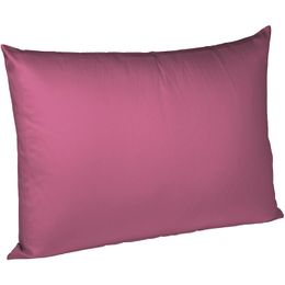 Fleuresse Kissenbezug &raquo;Colours Mako Satin, 100% Baumwolle, mit Rei&szlig;verschluss&laquo; Mako Satin, gl&auml;nzend, glatt, Premium Qualit&auml;t lila Mako-Satin, Mako-