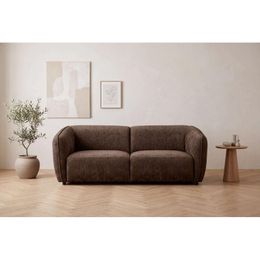 Home Affaire 3-Sitzer &raquo;OSTRUP, Naturt&ouml;ne, Boucle oder Chenille&laquo; Breite 221 cm, organische Form mit sanften Rundungen braun 100% Polyester B/H/T: 221cm