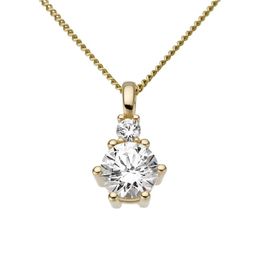 Firetti Damen Kettenanh&auml;nger &raquo;Schmuck Geschenk Gold 333 Halsschmuck Anh&auml;nger f&uuml;r Halskette&laquo; mit Zirkonia (synth.) gold Gelbgold 333, 0,85 g