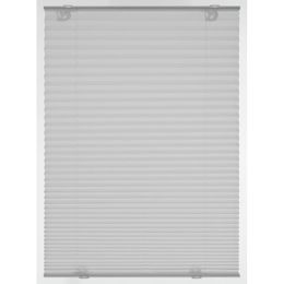 Gardinia Dachfensterplissee blickdicht ohne Bohren verspannt passend f&uuml;r Velux Dachfenster, in Crush-Optik grau Obermaterial: 100% Polyester 122cm, 