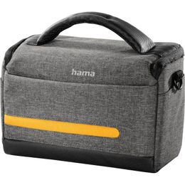 Hama Kameratasche &raquo;Kameratasche "Terra", 135, Grau Equipmenttasche&laquo; grau Polyester Mit Handgriff, Trolleyband und abnehmbaren Schultergurt