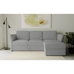 OTTO home Ecksofa &raquo;Lavars, L-Form, Schlafsofa&laquo; mit Bettfunktion und Stauraum, in zwei verschiedenen Bezugsqualit&auml;ten grau 62% Polypropylene, 38% 