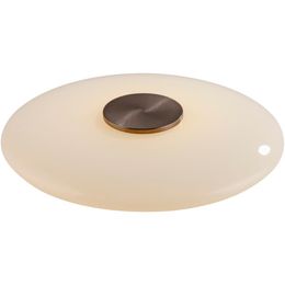 Neuhaus PURE LED Tischleuchte &raquo;PURE Vitrum&laquo; LED-Board 1 Stk. Warmwei&szlig; Stufenloses dimmen per Touchdimmer beige 1, &Oslash; 32cm H: 8,5cm, 1 Stk.