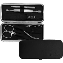 Pfeilring Pfeilring Manik&uuml;re-Etui Nappaleder schwarz B/H/T: 80mm x 180mm x 35mm 5 Stk.