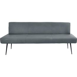 K+w Komfort & Wohnen K+W Komfort & Wohnen Essbank &raquo;Giacomo I Polsterbank&laquo; Metallf&uuml;sse in schwarz, wahlweise in der Breite 200cm oder 177cm blau B/H/T: 200cm x 87cm x 62cm,