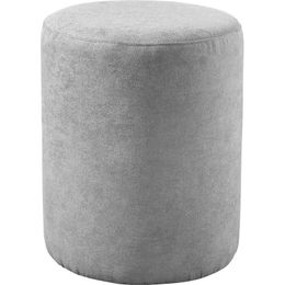 Maintal Polsterhocker &raquo;Wiesenblick&laquo; Hocker rund, merhfach einsetzbar grau B/H/T: 40cm x 50cm x 40cm, Struktur (100% Polyester)