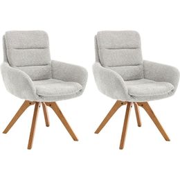 Home Affaire Esszimmerstuhl &raquo;Taragona&laquo; (Set) 2 Stk.mit unterschiedlichen Beingestellen, Holz oder Metall grau Metall B/H/T: 88cm x 63cm, 2 Stk., 2er 