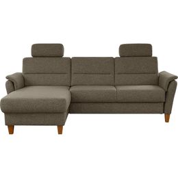 Home Affaire Ecksofa &raquo;Palmera L-Form, B: 244 cm - OTTO. Verl&auml;ssliche Qualit&auml;t.&laquo; optional Schlaffunktion & Bettkasten, Federkern gr&uuml;n 100% Polyester;