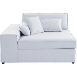 OTTO home Sofaelement &raquo;Enid&laquo; als Teil eines Modulsofas, fester Sitzkomfort silber Baumwollmix (60% Baumwolle/40% Leinen);Struktur fein (100% Polyester
