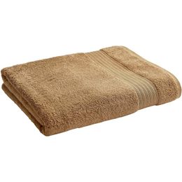 Christy Saunatuch &raquo;Organic&laquo; Luxus Handtuch 550g/m&sup2; - 100% Bio-Baumwolle, 90 x 150, 1 St. braun Walkfrottier, Obermaterial: 100% Baumwolle B/L: 90cmx150cm, 1 
