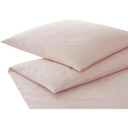 Elegante Bettw&auml;sche &raquo;Paisley&laquo; 2 Stk. angenehmes Hautgef&uuml;hl rosa Jacquard, Obermaterial: 100% Baumwolle B/L: 135cm x 200cm, 1 Stk., 1 Stk., Jacquard, B/L: 80cm 