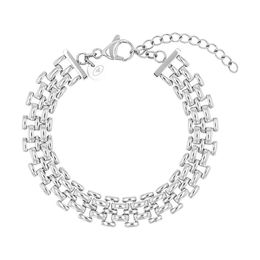 Tom Tailor Damen Tom Tailor Armband silber 20cm, Edelstahl