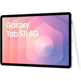 Samsung Tablet &raquo;Galaxy Tab S11&laquo; (27,81 cm / 11 &prime;&prime;) Android,One UI,Knox WQXGA 5G ) silber Akku: 8400 mAh