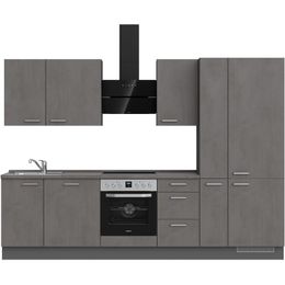 Nobilia K&uuml;chenzeile &raquo;"Riva II", NEU: individuell anpassbar mit gratis Profi-Beratung&laquo; vormontiert, Breite 300 cm, Ausrichtung w&auml;hlbar, wahlw. mit E-