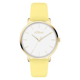 s.Oliver Damen s.Oliver Quarzuhr &raquo;Modern Basics&laquo; Armbanduhr, Damenuhr, analog Einheitsgr&ouml;&szlig;e
