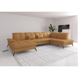 Sit & More sit&more Wohnlandschaft &raquo;Amica, U-Form, inkl. Sitztiefenverstellung und Armteilverstellung&laquo; wahlweise mit Kopfteilverstellung, Schlaffunktion und 