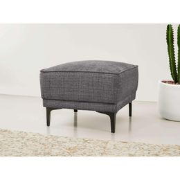 OTTO home Hocker &raquo;Oland Chenille Polsterhocker&laquo; passend zur Serie OLAND grau 100% Polyester B/H/T: 56cm x 45cm x 58cm, Chenille