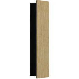 Eglo Wandleuchte &raquo;Zubialde Wandlampe, rechteckig, innen, Eiche, Flurlampe, Holz, Metall&laquo; LED-Modul 1 Stk. Warmwei&szlig; Wand-/Deckenleuchte - L36 x H8 x 