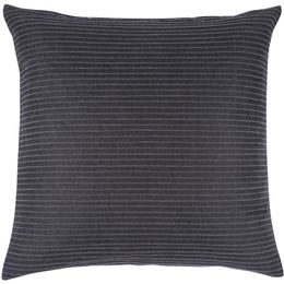 Pad Dekokissen &raquo;LAMONTE&laquo; Made in Europe, Kissenh&uuml;lle ohne F&uuml;llung, 1 St&uuml;ck grau Obermaterial: 100% Baumwolle B/L: 60cm x 60cm, 1 Stk.