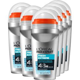 L'Or&eacute;al L'or&eacute;al Paris Men Expert Herren L'OR&Eacute;AL PARIS MEN EXPERT Deo-Roller &raquo;Deo Roll-on Extreme Fresh&laquo; mit hoher Zuverl&auml;ssigkeit transparent 300ml