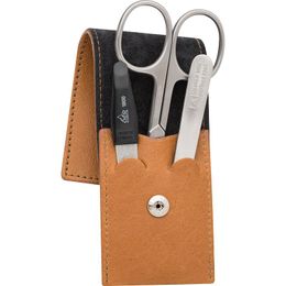 ERBE&reg; Erbe ERBE Manik&uuml;re-Etui &raquo;Taschenetui aus echtem Leder&laquo; best&uuml;ckt mit Solinger Premium Stahlwaren braun B/H/T: 50mm x 100mm x 20mm 3