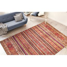 me gusta Teppich &raquo;Faye 725&laquo; rechteckig 6 mm H&ouml;he Flachgewebe bunt Polyester B : 75cm 1 Stk., 6mm, L: 150cm